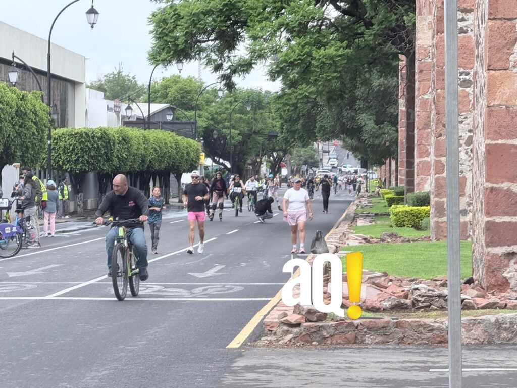La Bici Vía Recreativa tomo Calzada de Los Arcos - AlertaQro